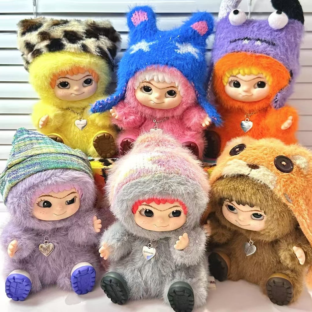 (Cat2050)WAKUKU v1 Fuzzy Trendy Fun Party series plush blind box ...