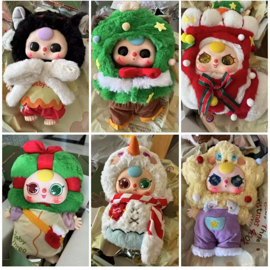 Baby Three Christmas Carnival 100% doll plush blind box – Pandablindbox